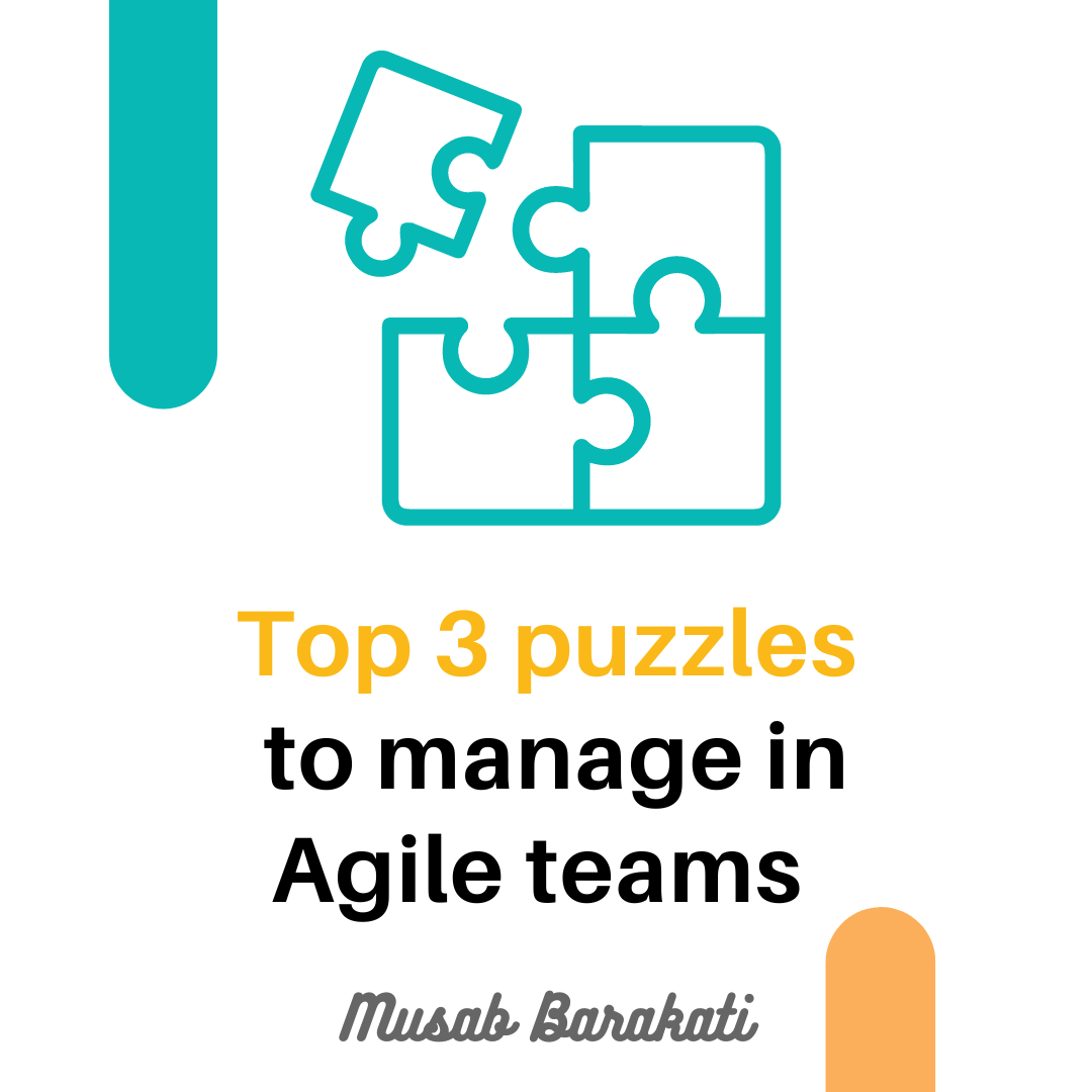 Top 3 puzzles to manage in Agile teams - Agile Jordan